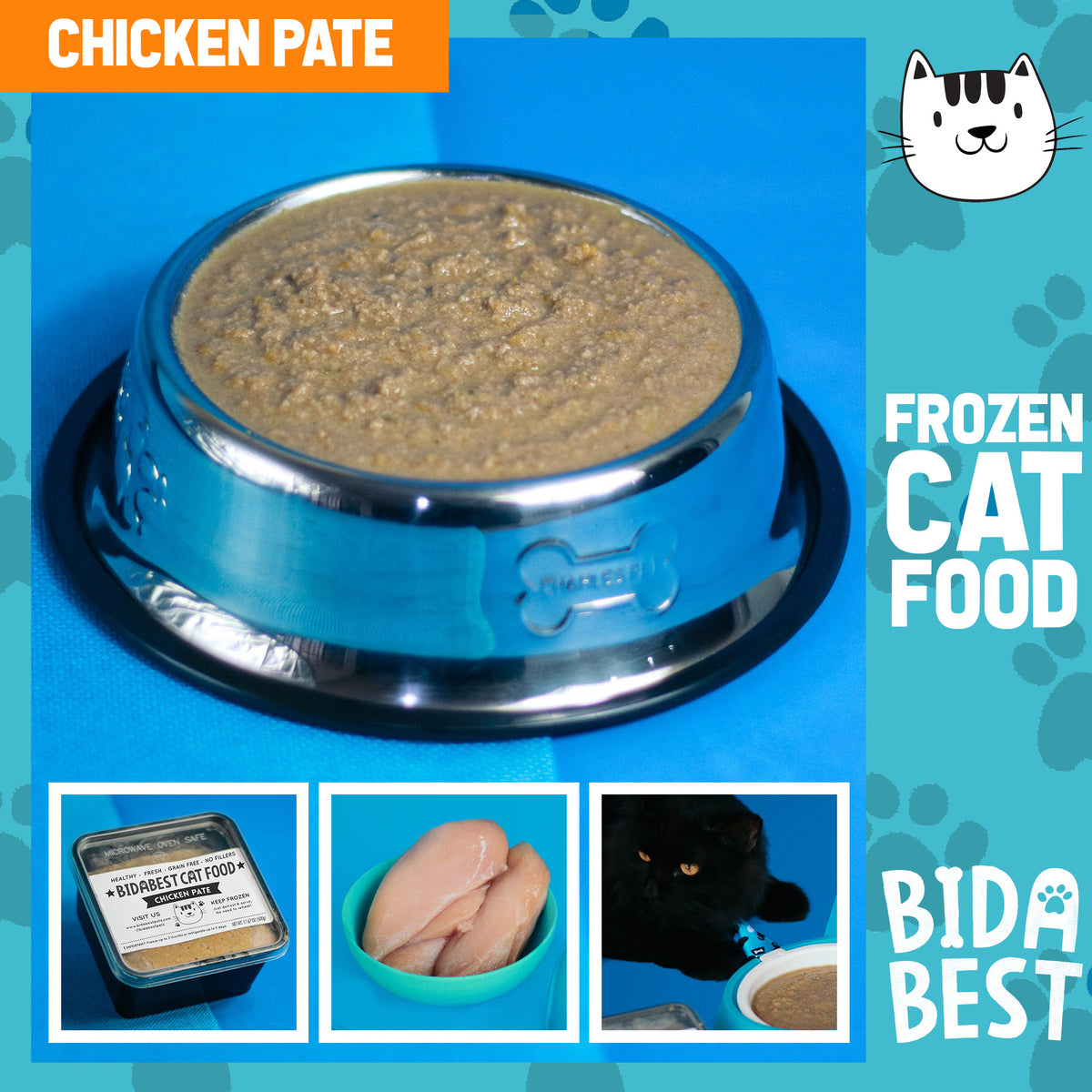Healthy Chicken Pate Wet Cat Food Philippines | BidaBest Pet Food